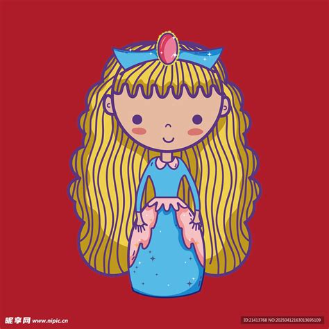卡通小公主设计图动漫人物动漫动画设计图库昵图网