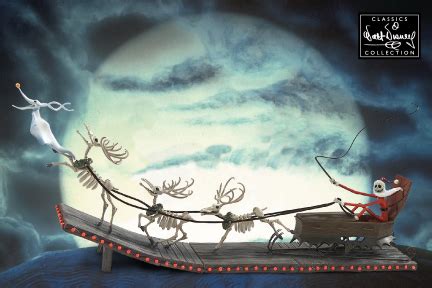 Nightmare Before Christmas Santa In His Sleigh