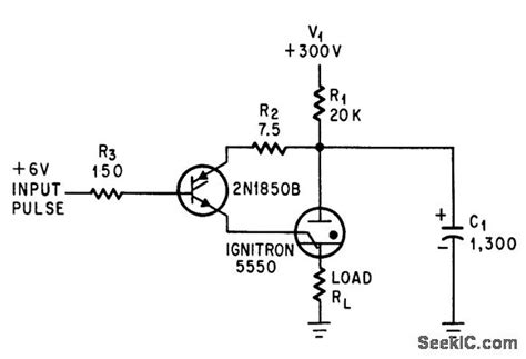 Scrtrigger Amplifiercircuit Circuit Diagram