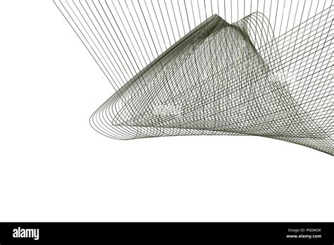 Geometric Conceptual Background Line And Curve Pattern For Design Vector