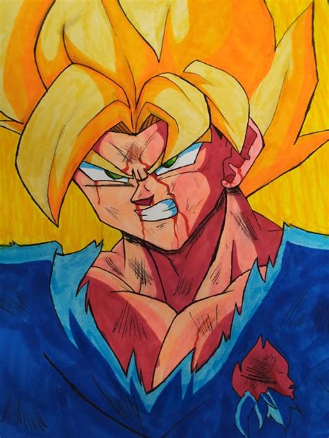 Drawing Of Namek Saga Goku I Did Yesterday Rdbz