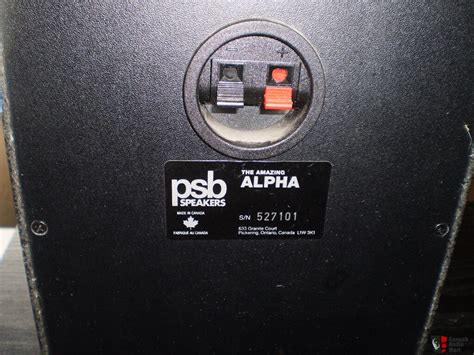 5 Psb Amazing Alpha Speakers Photo 802724 Uk Audio Mart