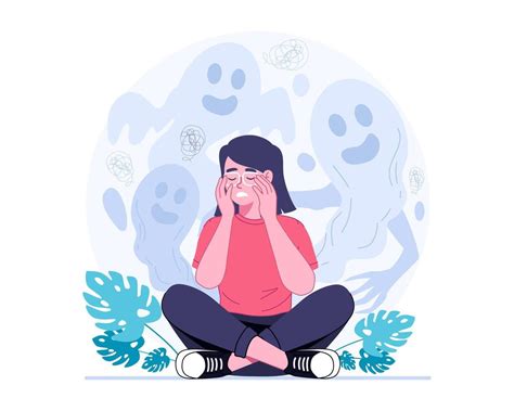 Mental Illness Or Schizophrenia Concept Illustration 48880792 Vector Art At Vecteezy