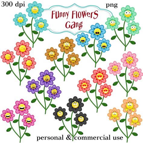 Free Funny Flowers Cliparts Download Free Funny Flowers Cliparts Png