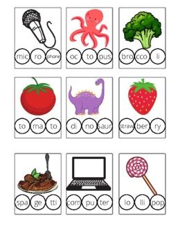 3 Syllable Words By Sweet And Savvy Speech Teachers Pay Teachers