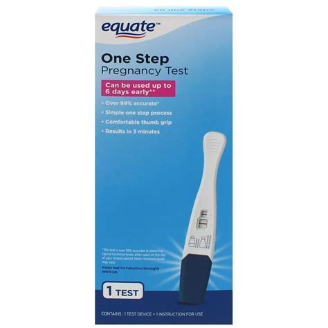 Equate One Step Pregnancy Test 1 Test Walmartca