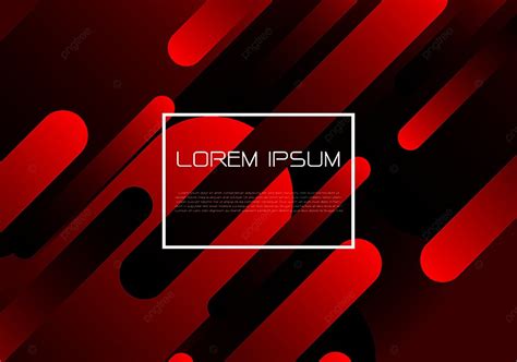 Abstract Red Black Geometric Dynamic Shapes Composition With White Flame And Text Design Modern
