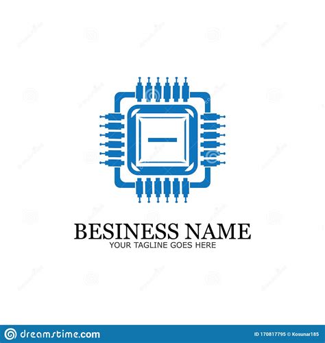 CPU Processor Line Vector Icon For Websites And Mobile Flat Design Mini Cpu Icon Flat Style