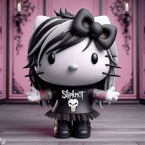 Slipknot Hello Kitty Hello Kitty Kitty Art Girl