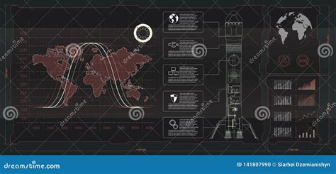 Space Launch Interface Rockets Graphic Display Control The Pallet