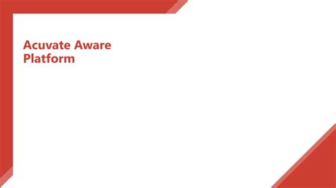 Acuvate Aware Platform Pptx