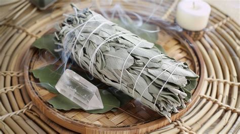 Free Sage Smudging Ritual Image Sage Smoke Crystal Download At