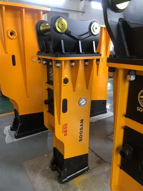 Soosan Hydraulic Breaker Sb50 Excavator Attachment Mining Demolition
