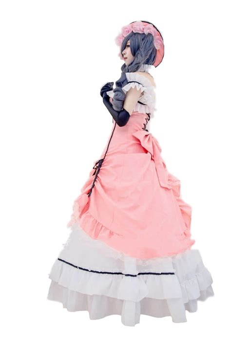 Anime Girl In A Black Victorian Dress