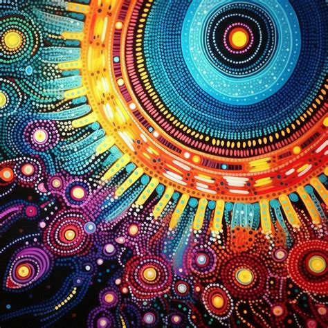 Psychedelic Aboriginal Art Digital Download Rich Colors Intricate