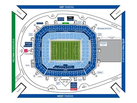 Sitzplan Veltins Arena Veltins Arena Auf Schalke Gxung
