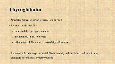 Interpretation Of Thyroid Function Tests And Scan Pptx