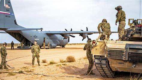 C 130j Super Hercules ‘refuels M1 Abrams Tank Us Army And Air Force