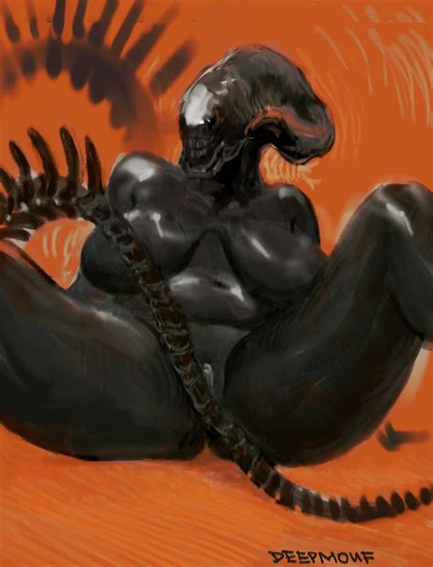 Rule 34 2022 Alien Alien Franchise Alien Girl Big Breasts Deepmouf Female Xenomorph Legs