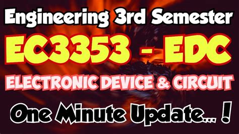 Ec3353 Electronic Device And Circuits Edc 13marks 15marks Important Questions Engineering King