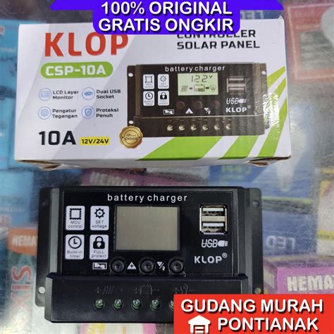 Jual Controller 10a Tesla Panel Surya Sollar Charger Controler Kontrol Pengecas Aki Shopee