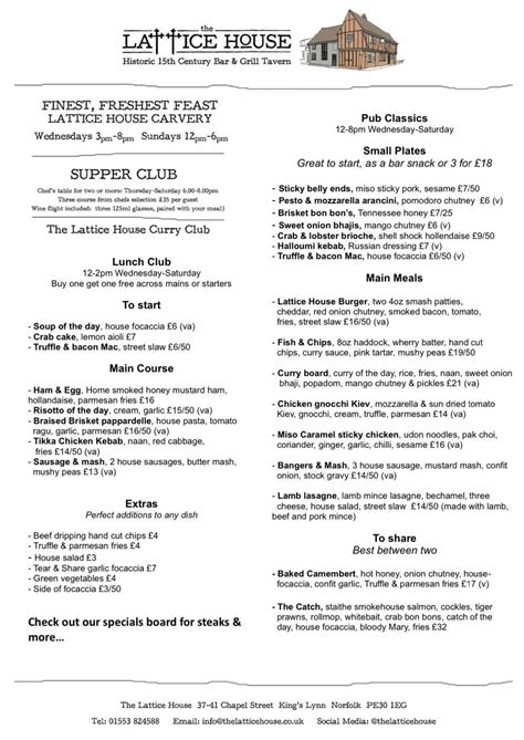 The Lattice House Bar And The Lattice House Bar And Grill