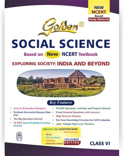 Golden Reference Book Social Science For Class 6 Based On New Ncert Textbook Exploring Society