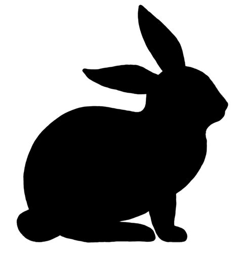 Rabbit Silhouette Cliparts 2561251 Clipart Library