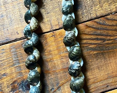 Hawaii Kupee Statement Necklace 18k Gf 22 Inch Hawaii Lei Kūpee Lg