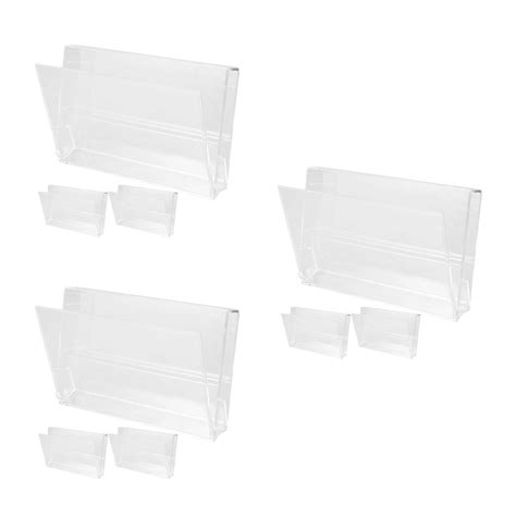 Gaxire Masteelf 9 Pcs Clear Plastic Cassette Tape Storage Box For Audio Cassette Holder
