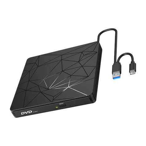 Portable External Disc Reader Drive Usb 30 Type C For Laptop Desktop Pc Wide Compatibility Disk