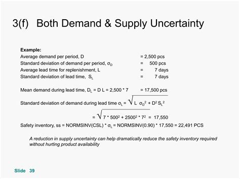 Calculating Safety Inventory Introduction And Implementation Concept Pdf