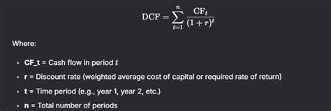Discounted Cash Flow Modell Dcf Erklärt Formel Schritte Und