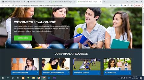 tạo area và layout trong asp core youtube