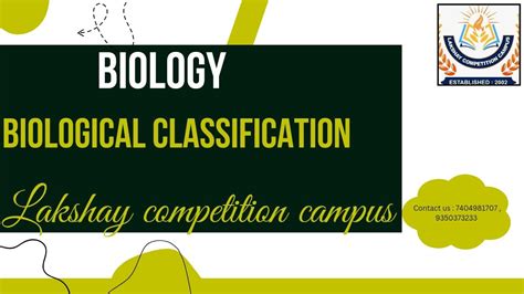 Biological Classification Youtube Biological Classification Youtube