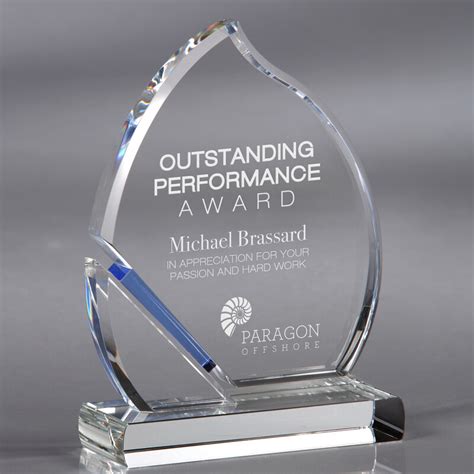 Majestic Droplet Of Optical Crystal Award — Vermont Awards And Engraving