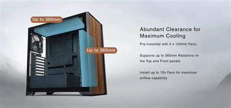 Tecware Timber High Airflow Atx Tempered Glass Chassis Bermor