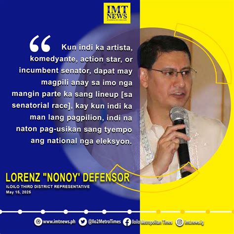 Iloilo Latest Iloilo Third District Representative Lorenz Nonoy