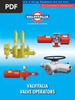 Valvitalia Control Valves Overview Pdf Valve Actuator