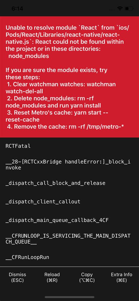 Unable To Resolve Module React After Upgrading To 0614 · Issue 27225 · Facebookreact