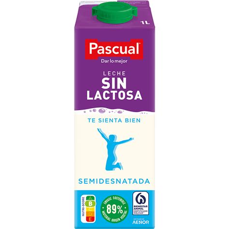 Leche Sin Lactosa Semidesnatada • Leche Pascual
