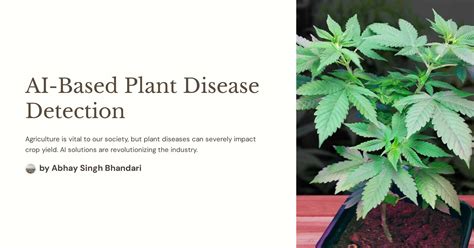 Ai Based Plant Disease Detection