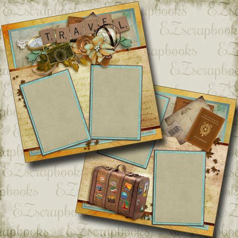 Pin Su Scrapbook Layouts Ezscrapbooks