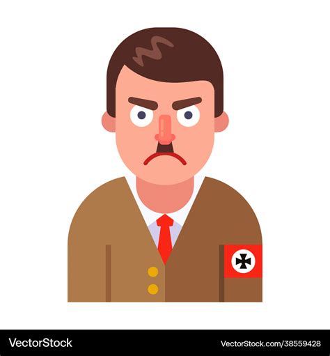 Adolf Hitler Nazi Figur Lizenzfreies Vektorbild