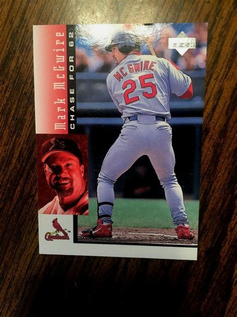 Mark Mcgwire 70 Home Runs 1998 Cardinals Fotoball Plus Upper Deck Card