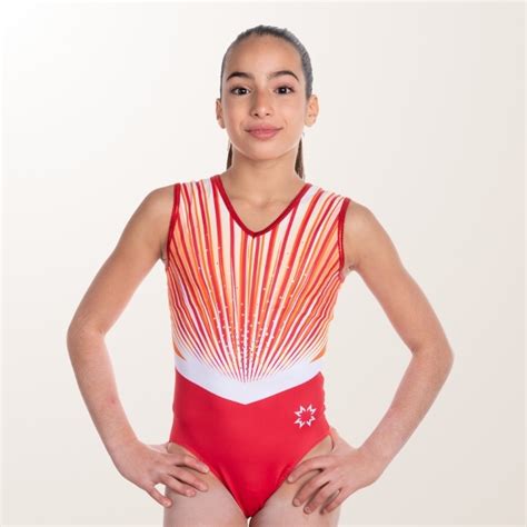 Red Sleeveless Leotard