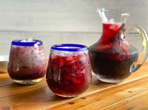 Agua De Jamaica Con Jengibre Prepara Bebida Refrescante Y Saludable