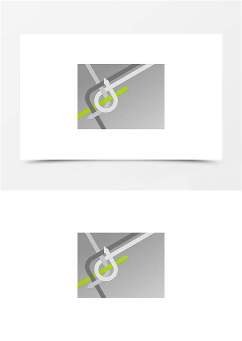 交叉箭头抽象风格ppt素材