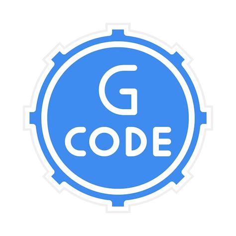 Premium Vector G Code Icon Vector Image Can Be Used For 3d Printing