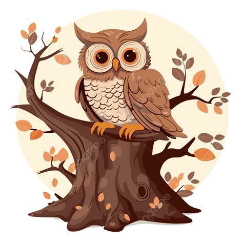 Owl Tree Branch Clip Art
